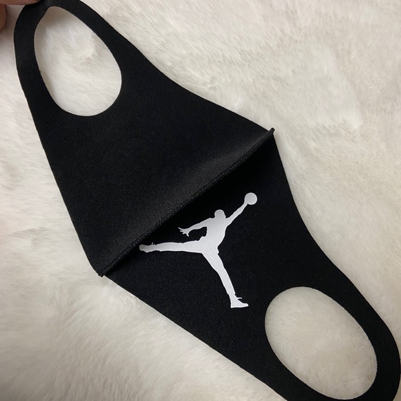 Accessories | New Jordan White Jumpman Logo Face Mask | Poshmark